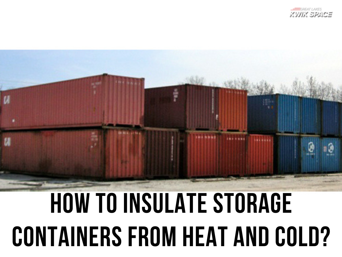 How to Insulate Storage Containers from Heat and Cold?