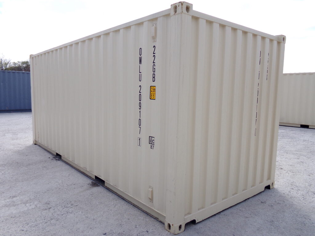 20' One Trip 'New' Storage Container [Tan] - Storage Container