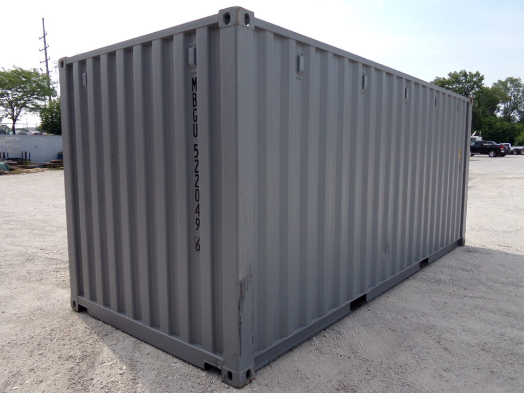 20' One Trip 'New' Storage Container [Light Grey] - Storage Container